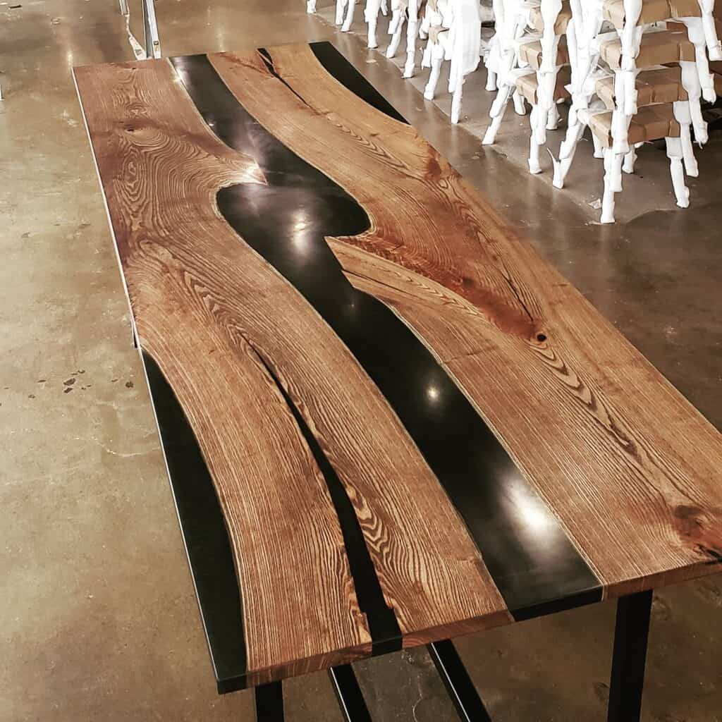 Coffee Tree - River Style - Dining Room Table - True Grit Woodworking
